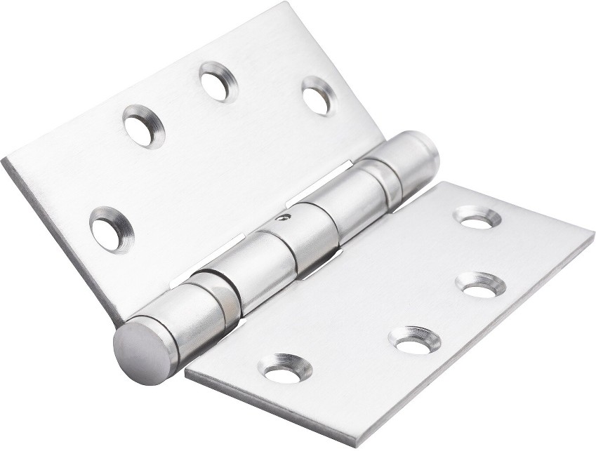 4-1/2-in H Square Stainless Steel Surface mount Interior/Exterior Door Hinge